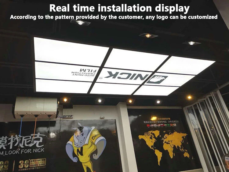 Workshop Garage Car Wash Detailing Ceiling Lamp 8CM Soft Film Light Box ...