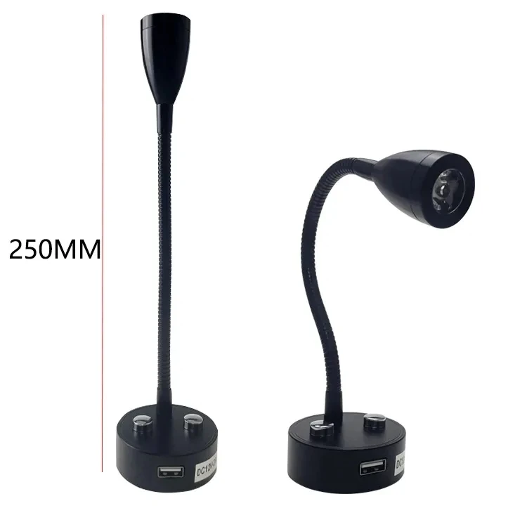 12V 24V LED Chart Desk JET Reading Light Lamp for Marine Ship Boat ...