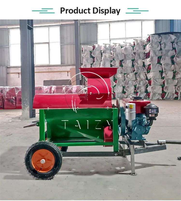 Efficient Corn Maize Thresher - High Productivity Machine