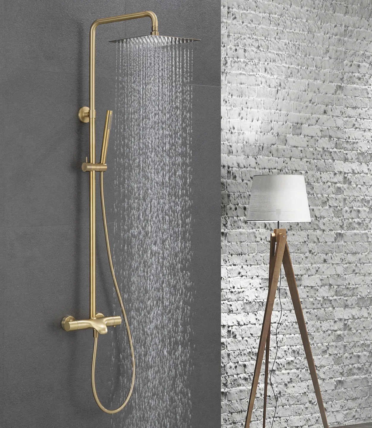 Modern Luxury Shower Set Sanitary Ware Thermostatic Shower Mixer ...