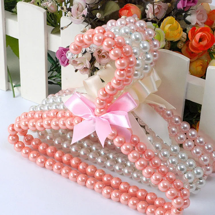 Teddy Clothes Rack Pet Hangers Pearl Pet Cat Dog Clothes Hanger - Buy ...