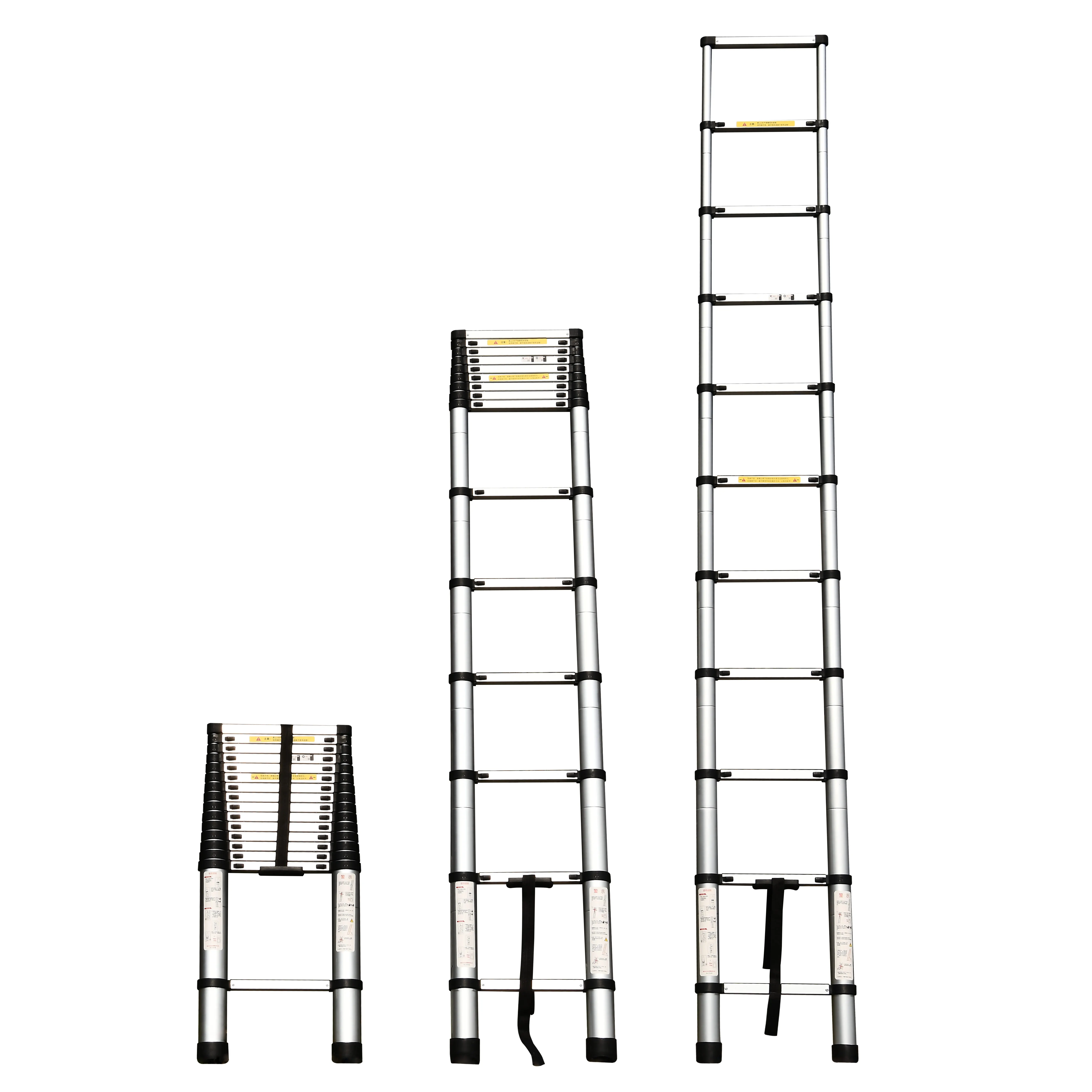 Tangga Lipat 3.8m Telescopic Ladder 12.5 Feet Aluminum Telescoping ...