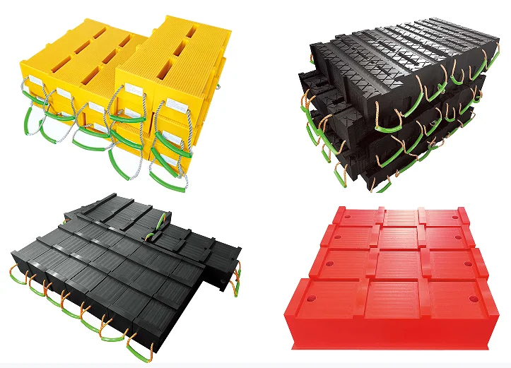 Uhmwpe Material Crane Outrigger Shims Outrigger Pads For Mobile Cranes ...