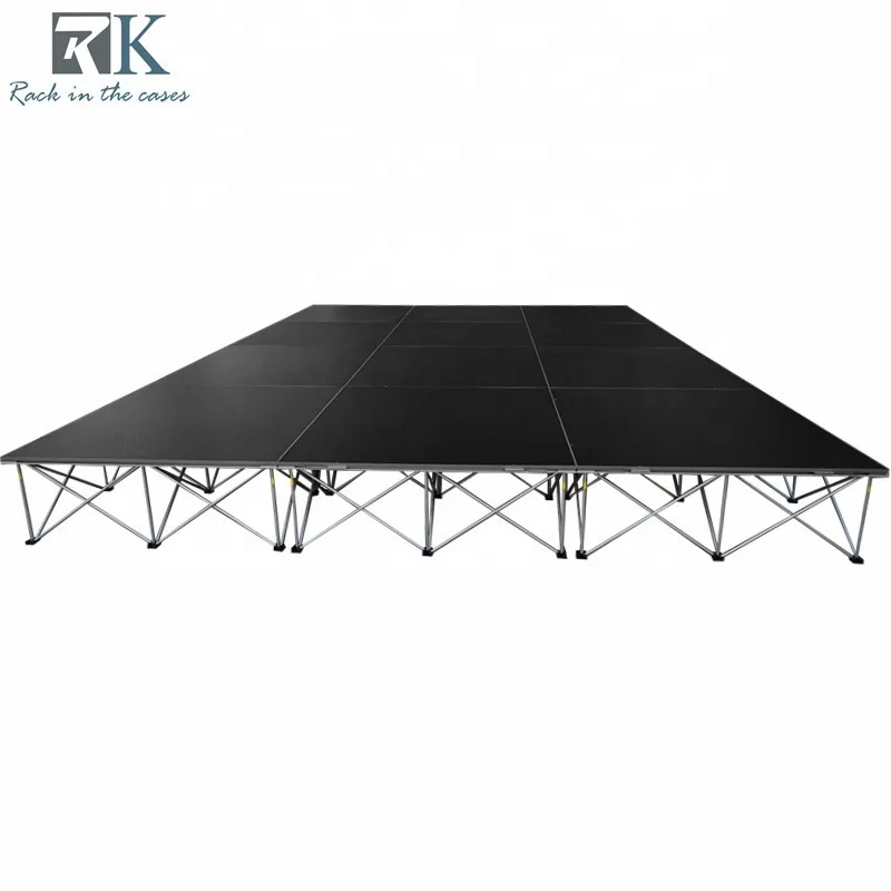 4x4ft Portable Drum Stage Riser Quick Frame Stage For Events - Buy ...