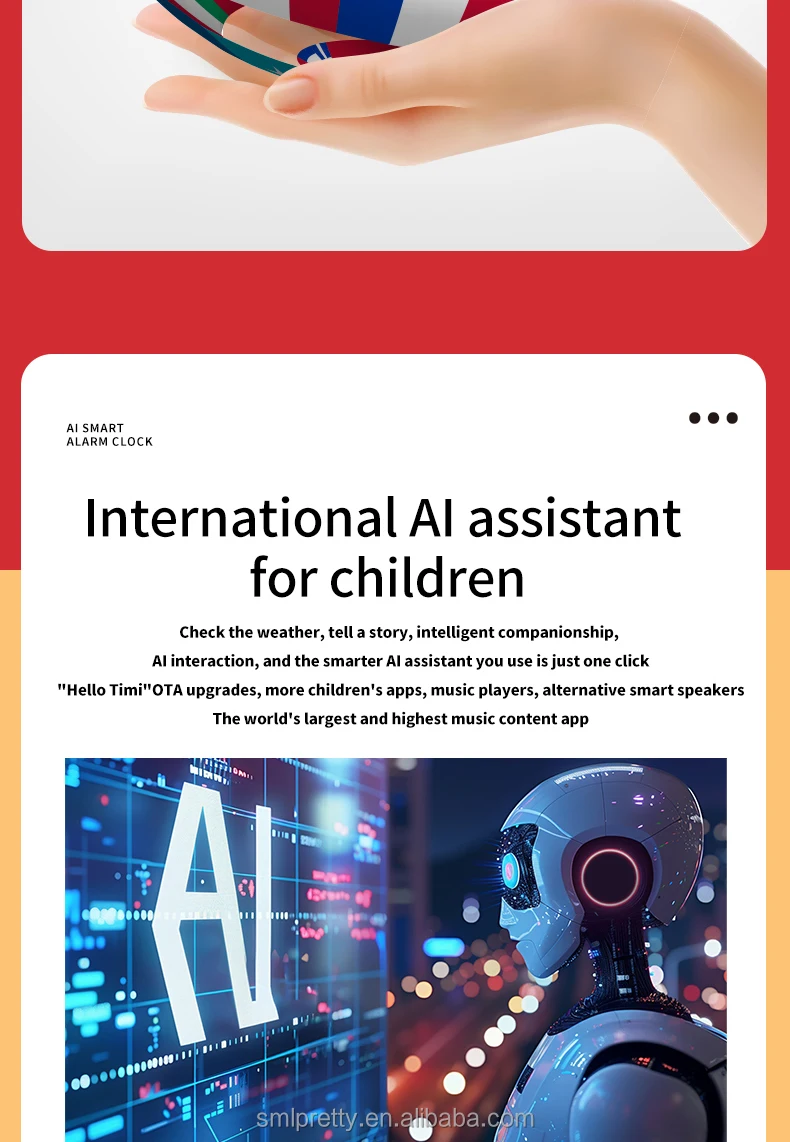 Multifunctional Intelligent AI Electronic Alarm Clock Similar to ...