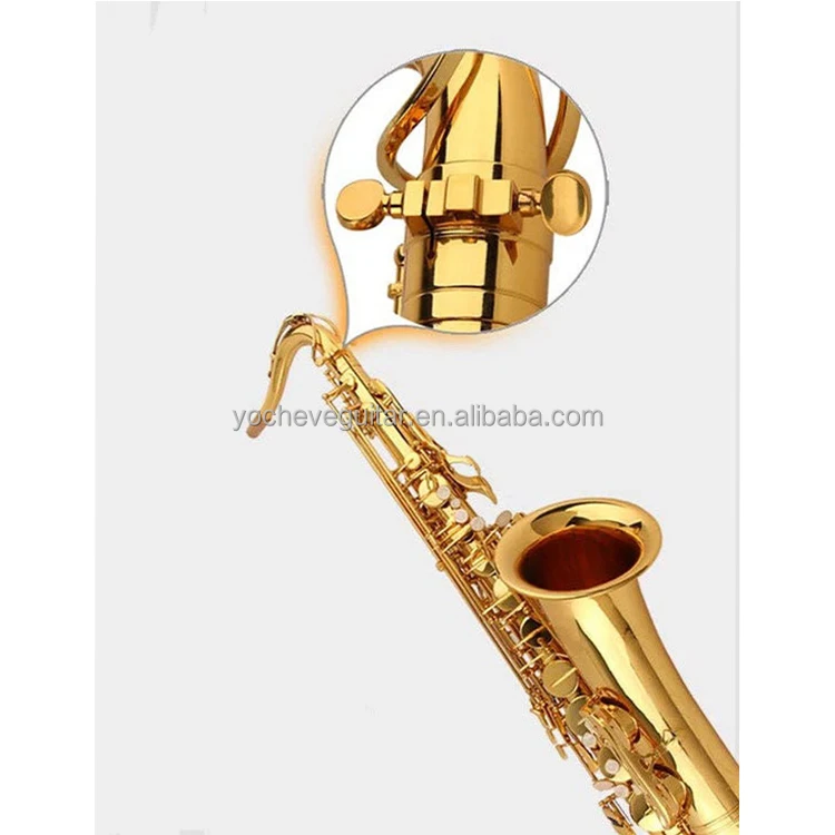 Lacquer Bb Key Tenor Saxophone High Quality Gold Color Tenor Saxophone ...