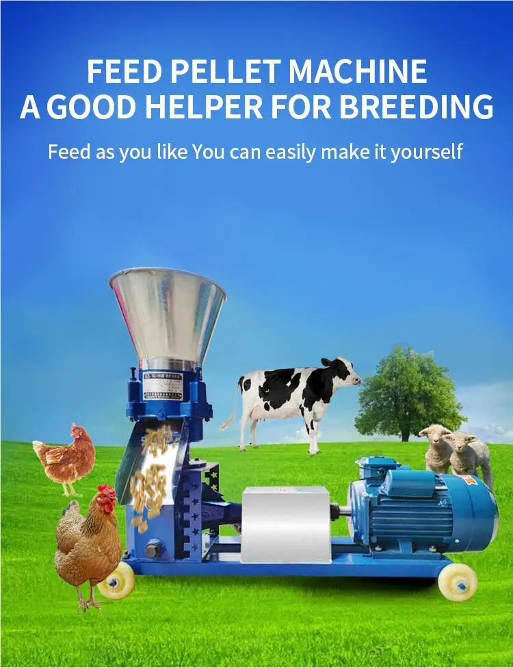 Professional Livestock Animal Poultry Pellet Machine Birds Rabbits ...