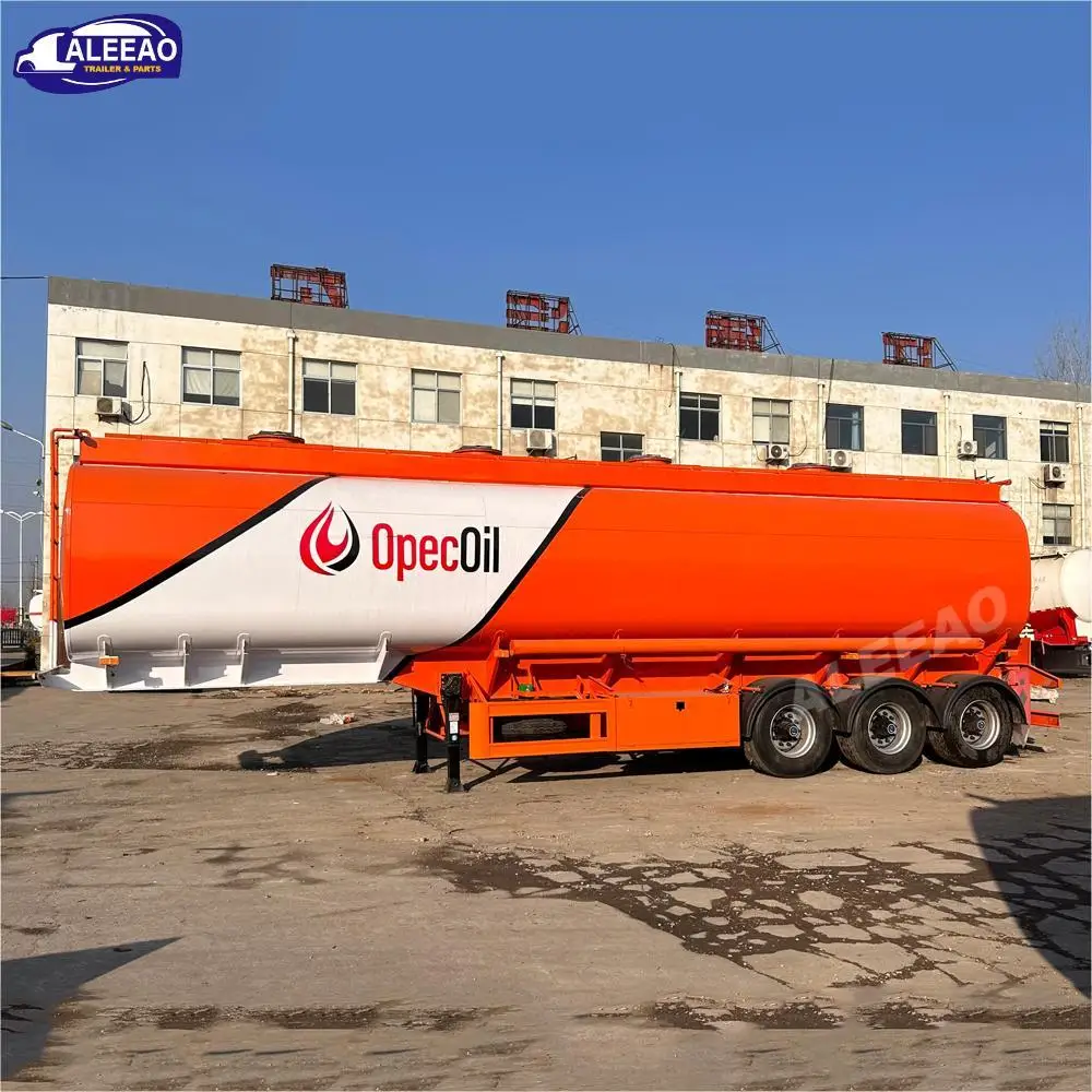 ALEEAO Brand New 3 Axle Carbon Steel Oil Fuel Tanker Tanks 60000L Semi ...