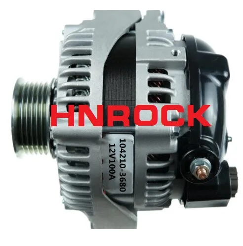 新hnrock 12v 100a交流发电机104210-3680 104210 5110-12777 11153r 12816 27060 ...