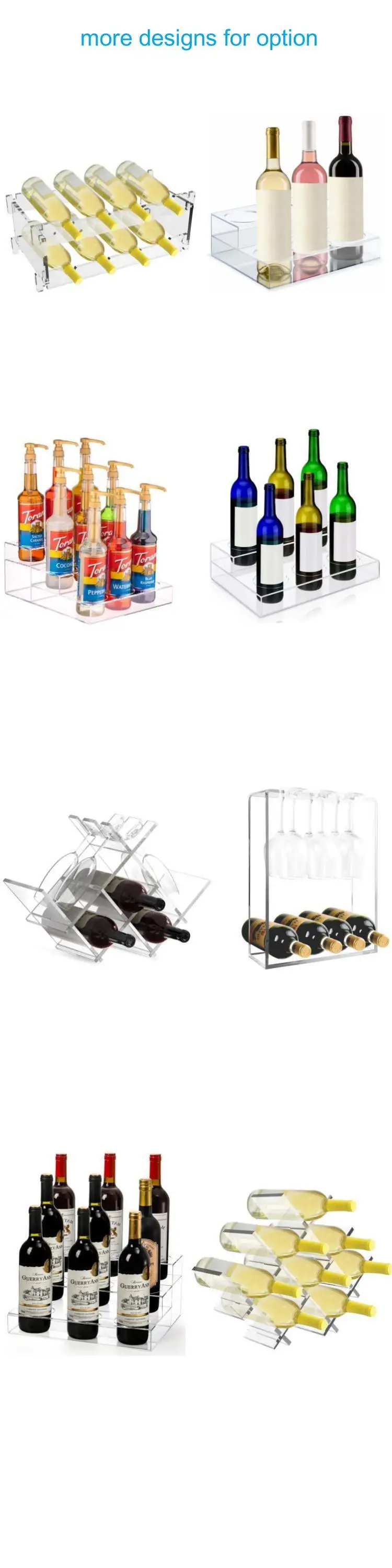 Lucite Wine Rack Wholesale Clear Acrylic Wine Bottle Display - Buy ...