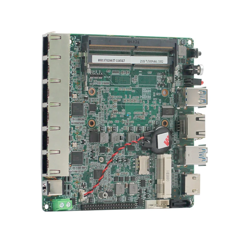 2021 Newest X86 Firewall Motherboard 6 Lan Port 11th Generation Tiger ...