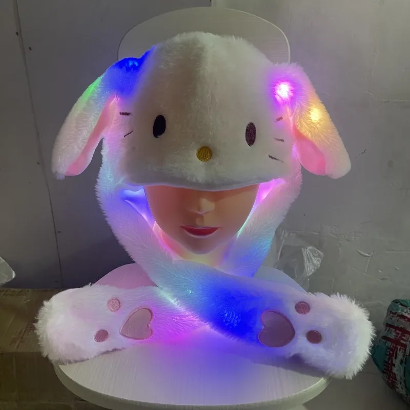 Alibaba.com: Cartoon Anime Plush LED Light Glowing Moving Ear Hat ...
