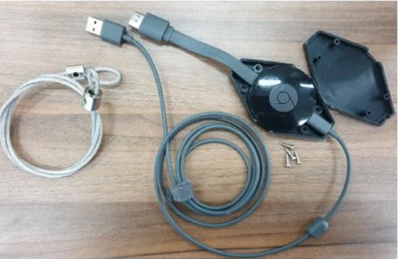 Anti-theft Chromecast Enclosure with Chrome Lock - Secure Your Device