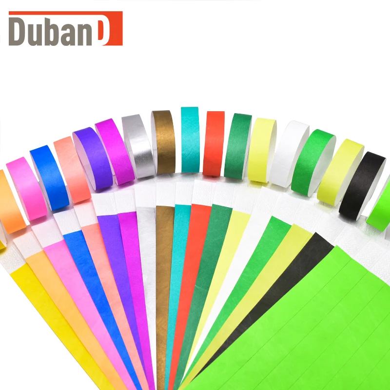 Tyvek Printable Paper Wristbands - Durable & Customizable