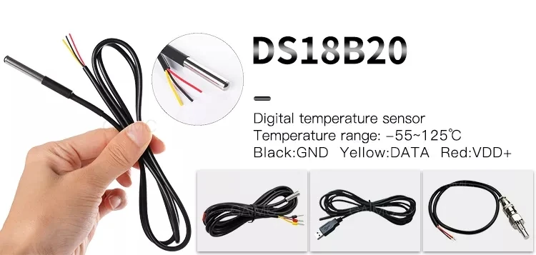 Dallas DS18B20 Temperature Sensor - High Accuracy & Reliability