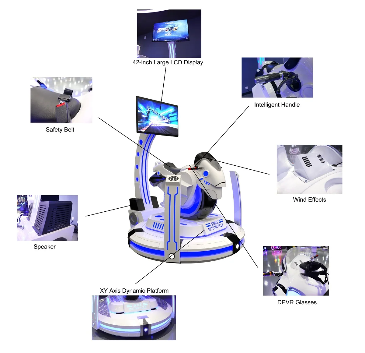 Vart 9d Vr Race Game Machine Oem Room Playground Motorcycle Ride Game ...
