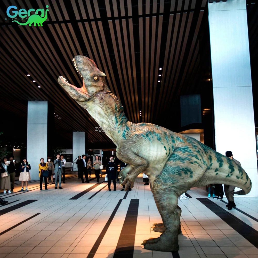 Gecai Large Wearable Robotic Dinosaur Costume - Lifelike Raptor