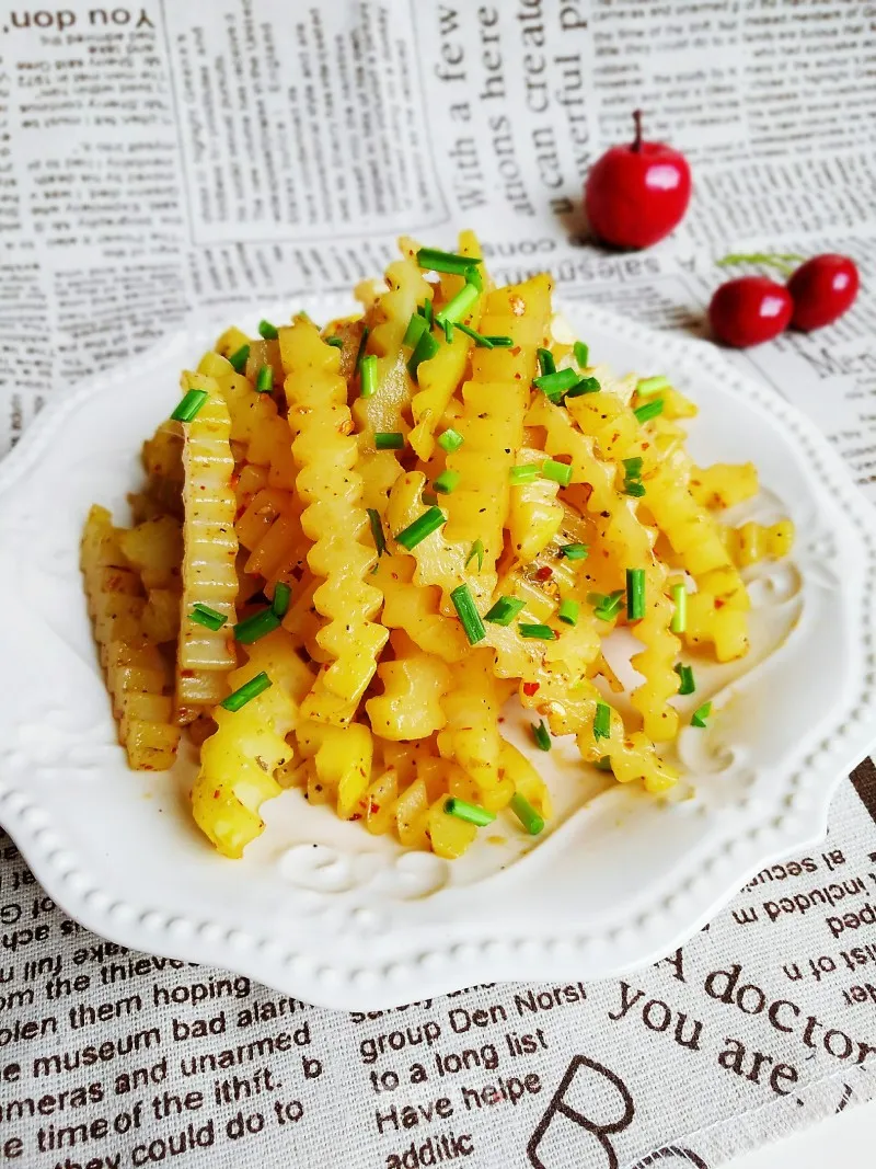 Wavy Potato Crisps Cutter Machine Commercial Potato Slicer Machine to ...