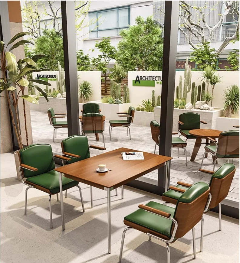 Modern Simple Solid Wood Restaurant Dining Table and Chair, Restaurant ...