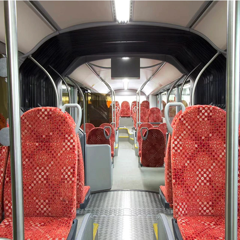 18m RHD Electric City Bus with 50+1 Seats - Automatic Articulated Urban ...