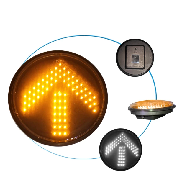 Alibaba.com: 12-inch solar-powered LED arrow light with red, amber ...