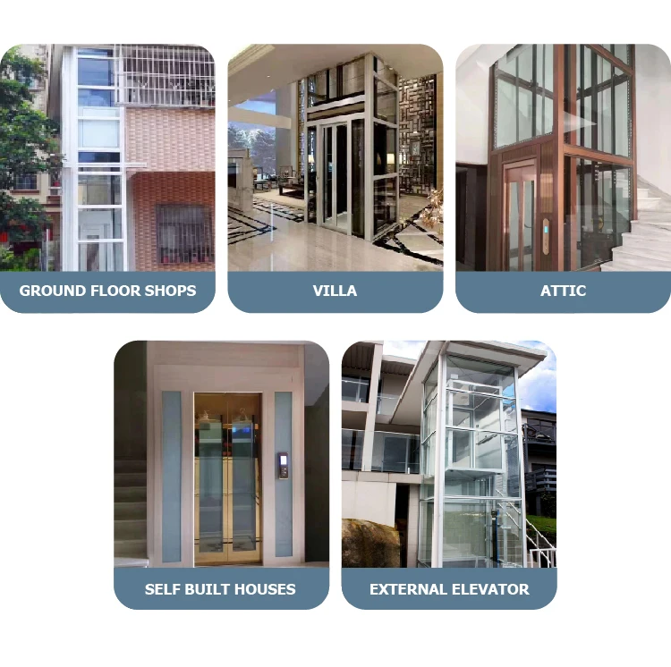 Small Elevator For 4 Person Villa Elevators With Cheap Price 250kg ...