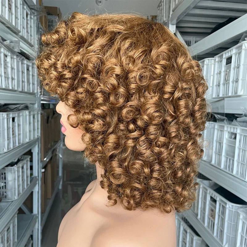 SDD Super Double Drawn Fringe Wig - 8" Human Hair Wigs