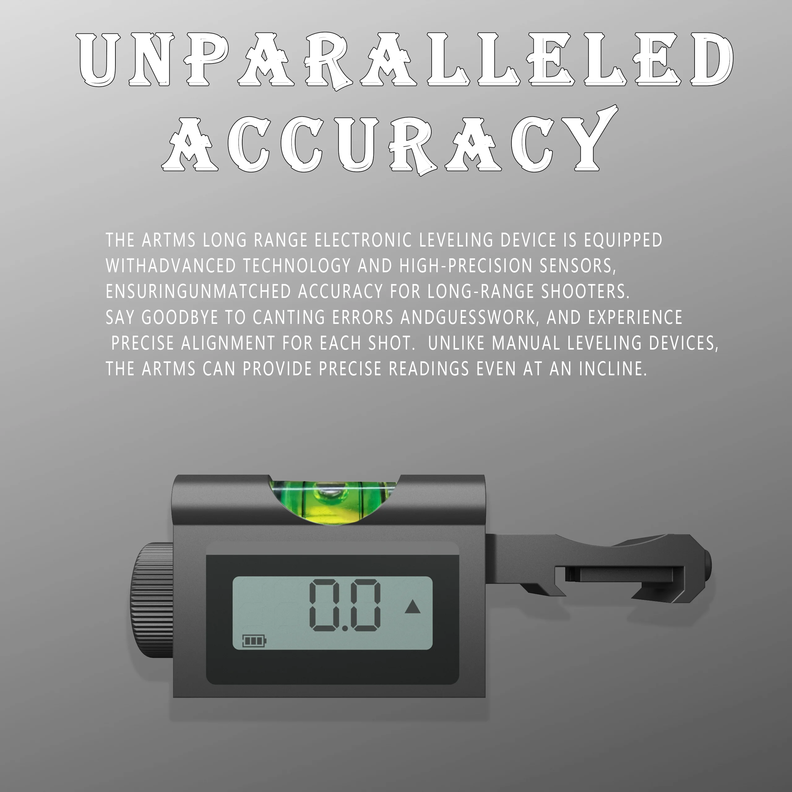 TYPHON Tactical Tools Precision Digital Scope Level, Inclinometer ...