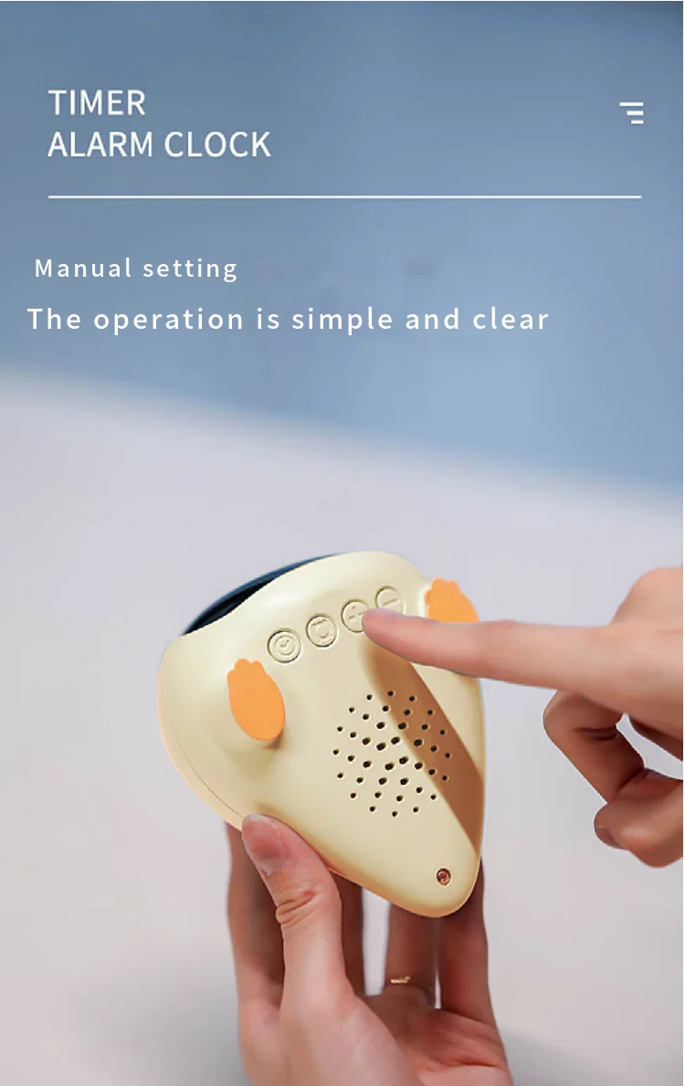 Cartoon Little Dinosaur Timed Alarm Clock Focuses On Learning And Managing Time Children's Clock ...