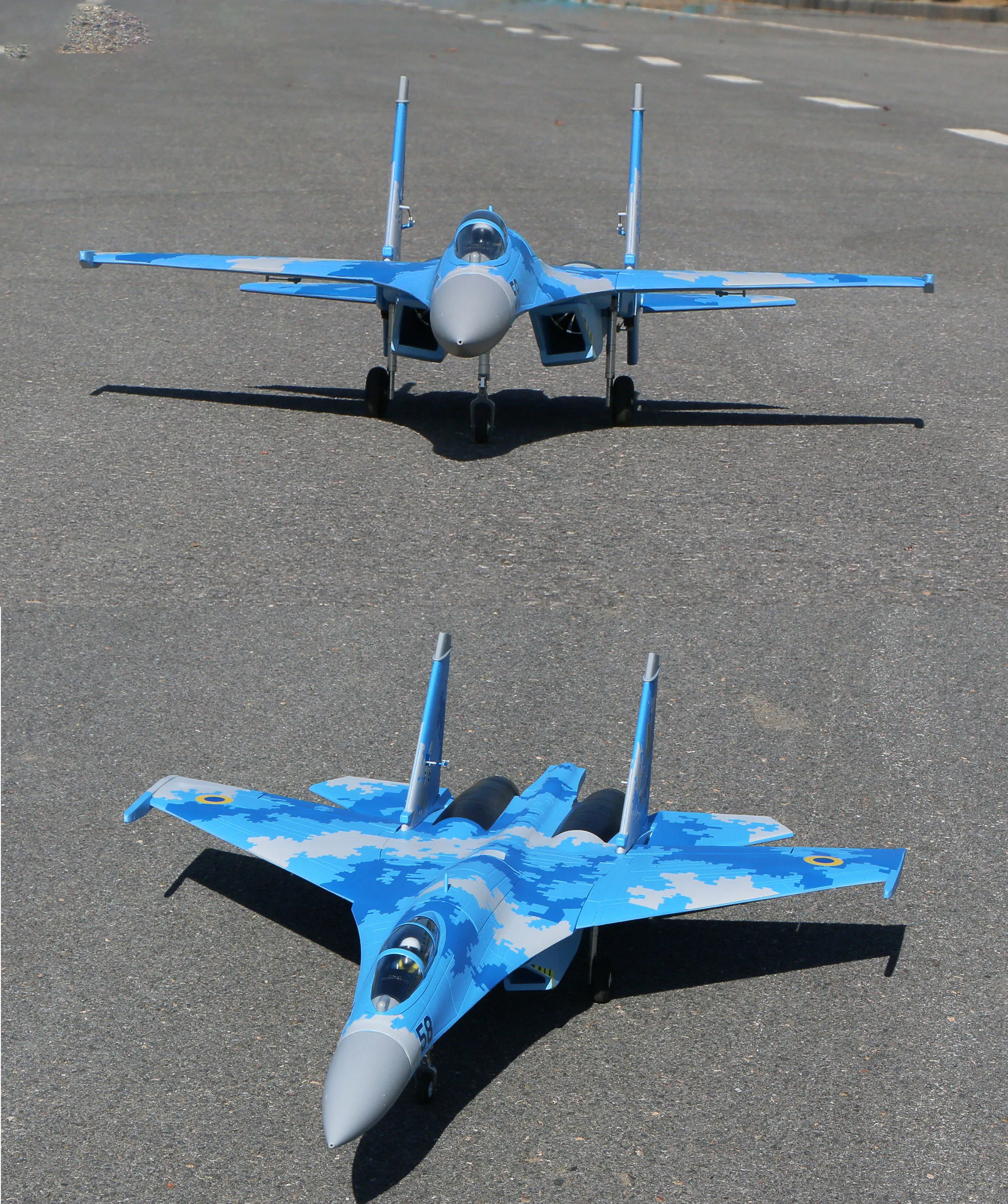 Su-27 Rc Glider Micro Indoor Aircraft Fixed Wing 2ch 2.4g Remote ...