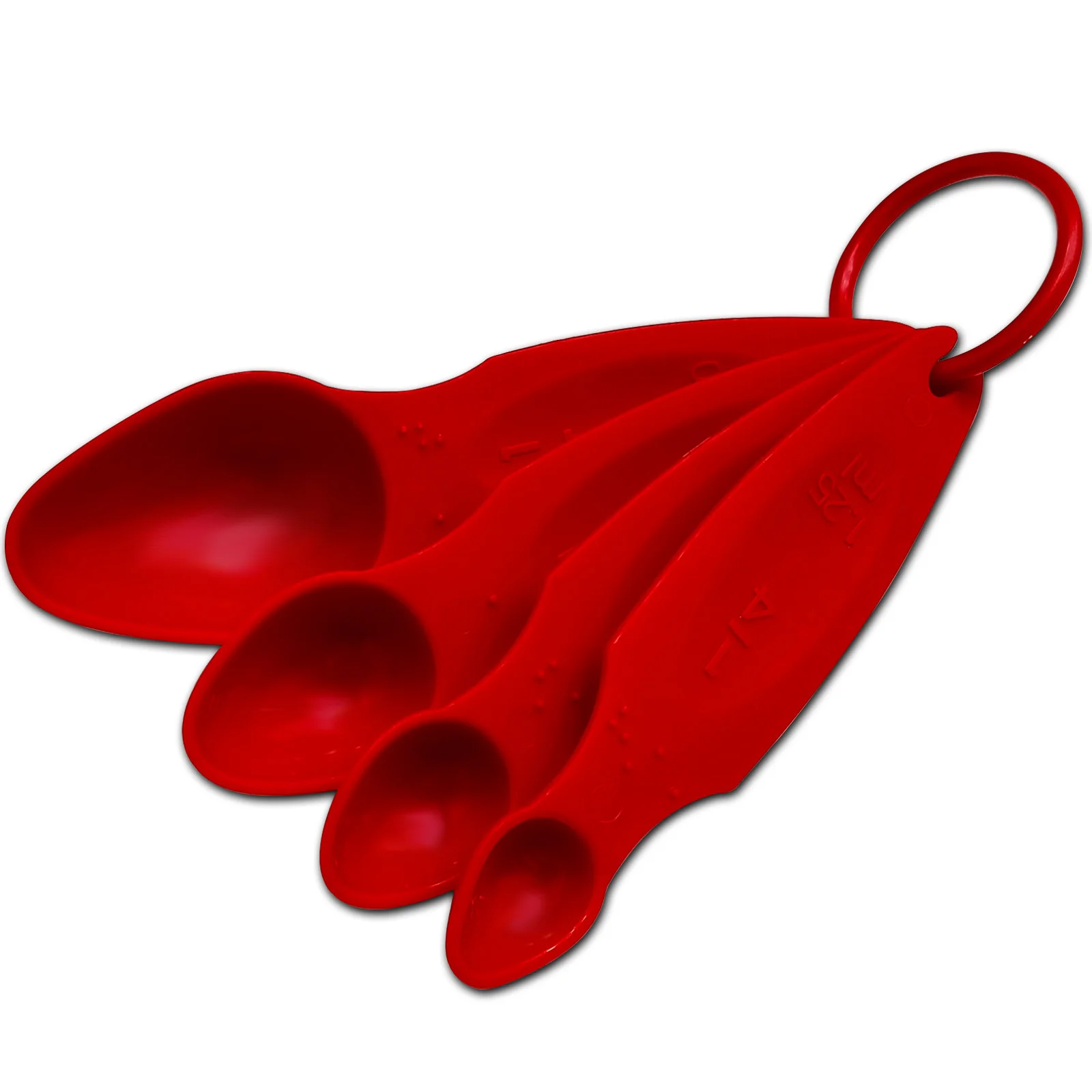 Braille Measuring Spoons for Blind & Visually Impaired, Raised Print ...