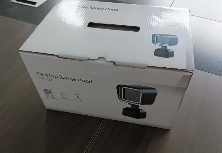 Table Top Exhaust Fan Mini Portable Extractor Hood Modern Luxury ...