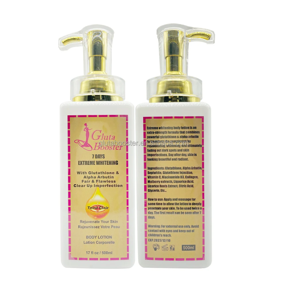 Private Label Rejuvenate Whitening Body Lotion for Black Skin