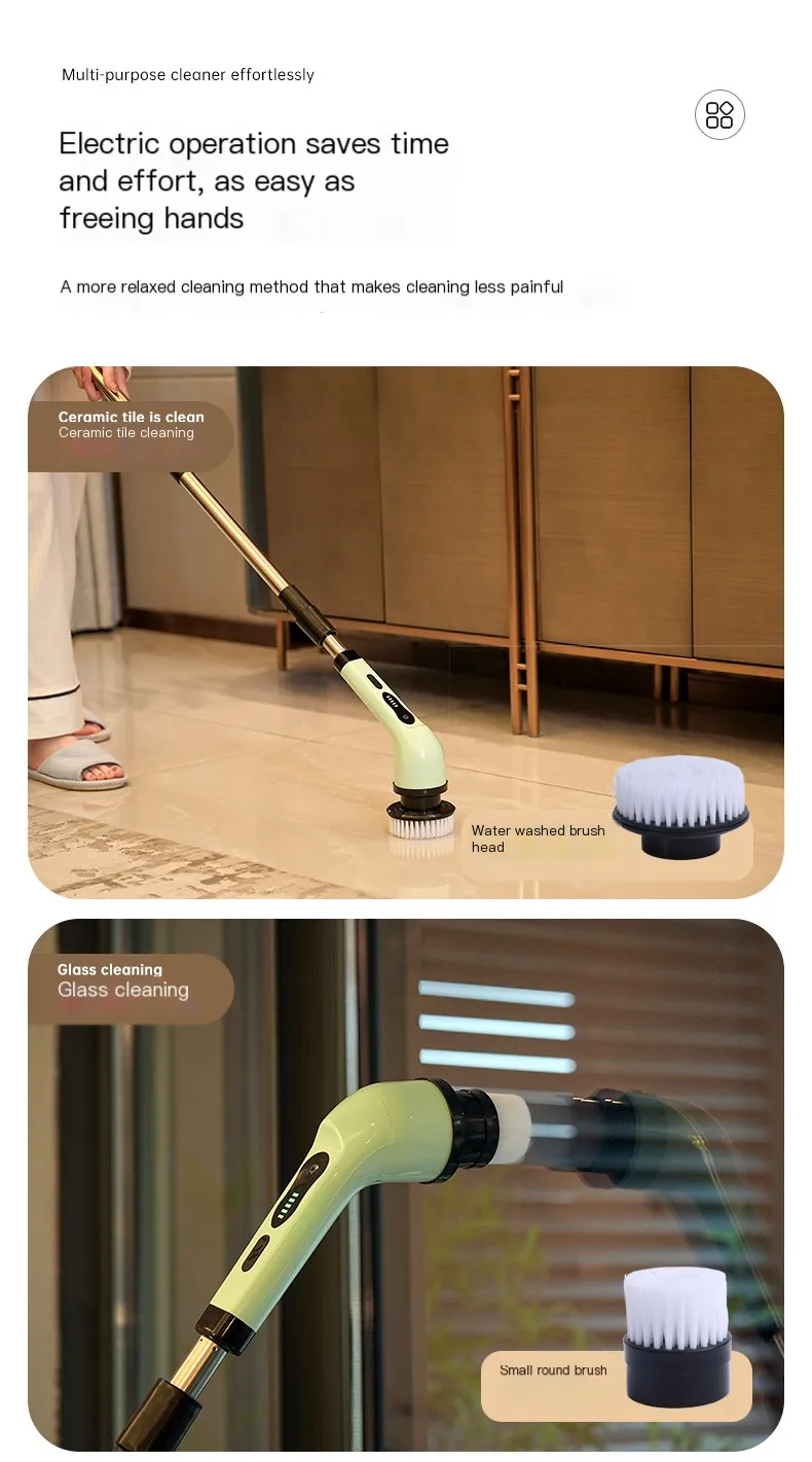 9 in 1 Replacement Brush Heads - Versatile Cleaning Solutions