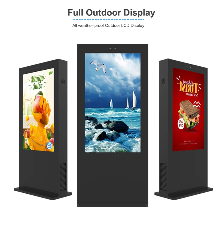 Direct Factory Ac Cooling Outdoor Kiosk Up To 3500 Brightness ...