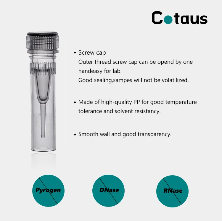 Cotaus Plastic Cryogenic Tube Cryovial Cryogenic Cryo Vials Cryovia Cryotubes 2ml - Buy ...