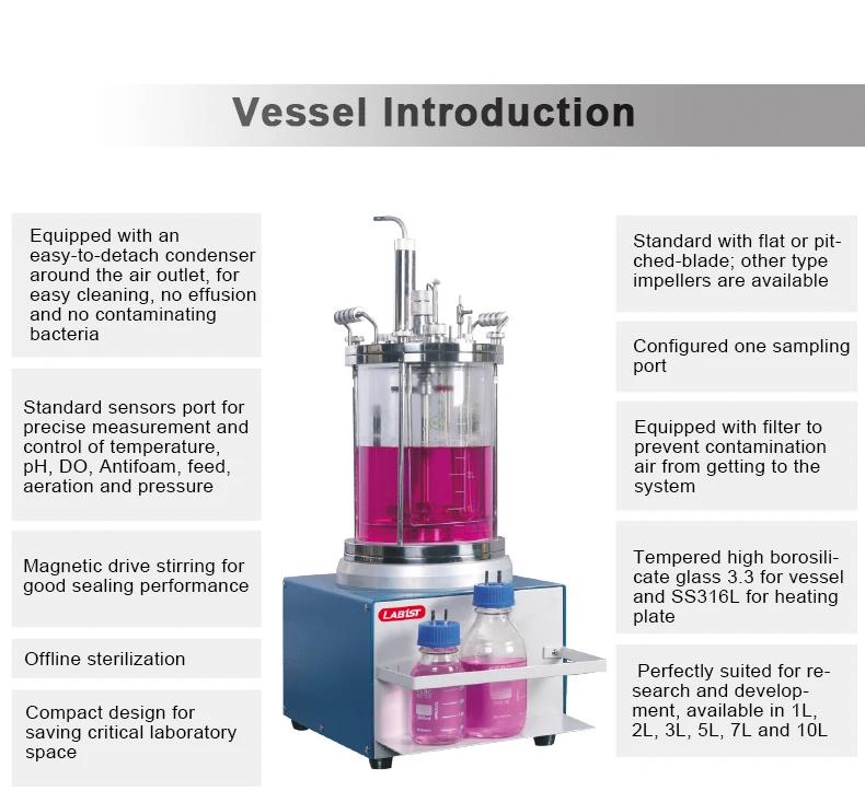 Lab Scale Bioreactors - Efficient and Customizable Solutions