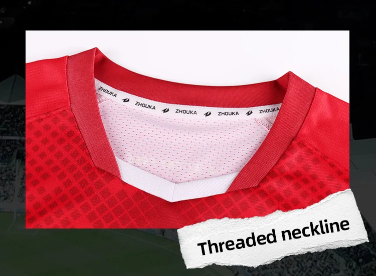 Wholesale Free Custom Design Soccer Jersey Kits by ZHOUKA