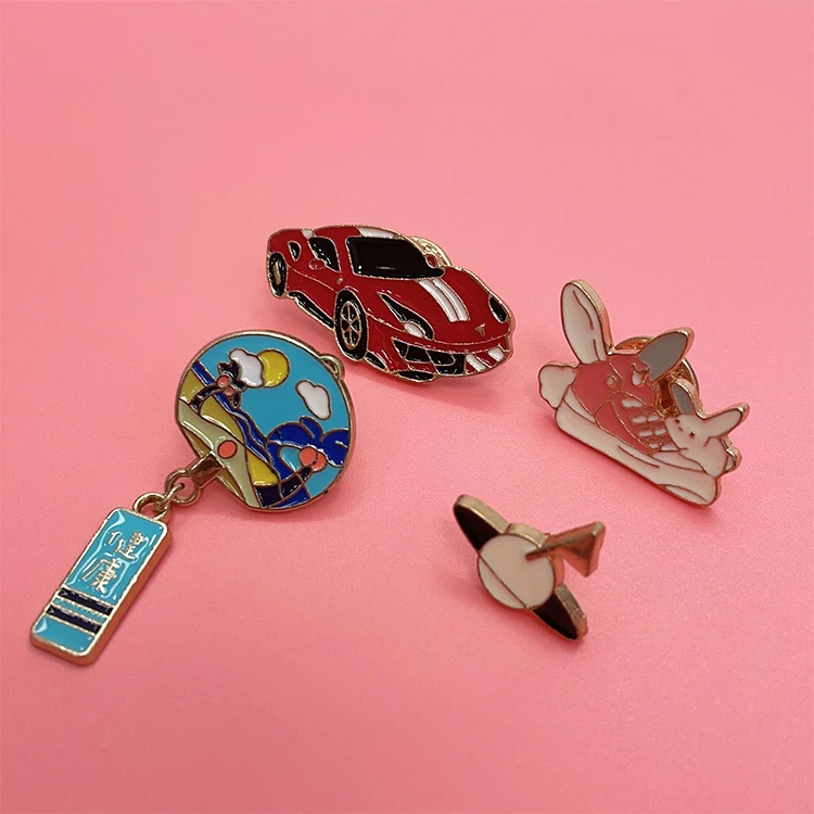 Custom Anime Enamel Lapel Pin - Soft Hard Metal Craft Badge
