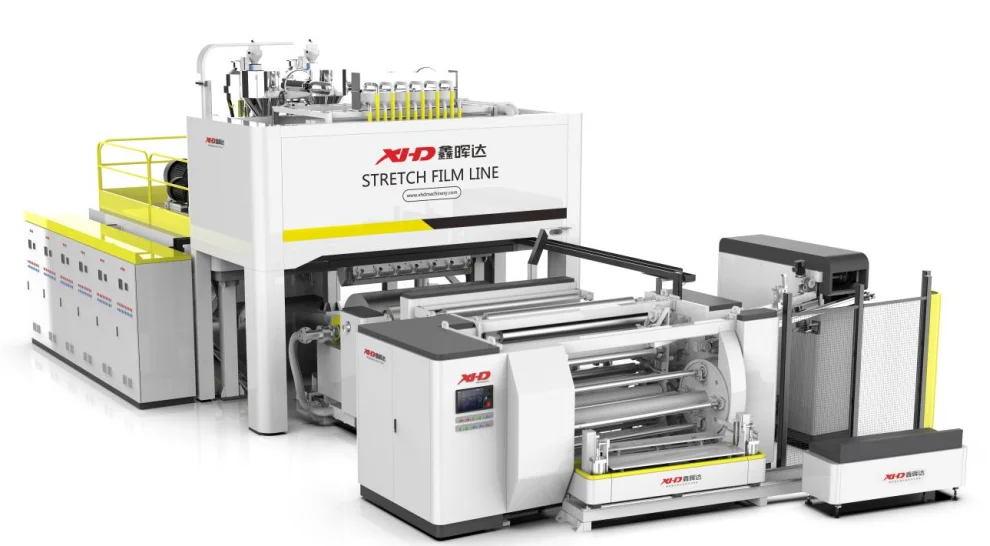 Xhd-1500mm 4 Extruders Stretch Film Machine - High Output