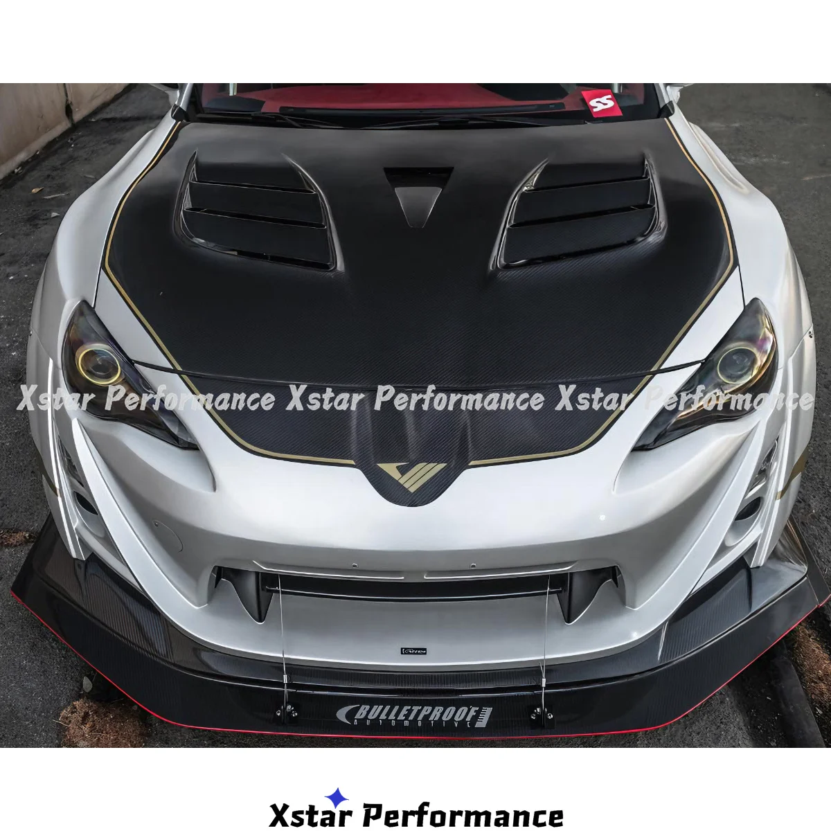 VRS VARI STYLE CARBON FIBER HOOD BONNET for TOYOTA GT86 FT86 for SUBARU ...