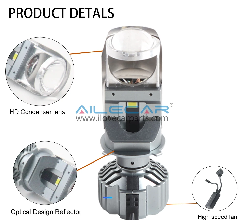 F40 Led Projector Headlight Front Lamp Hi/lo Beam Motorbike Light - Buy ...