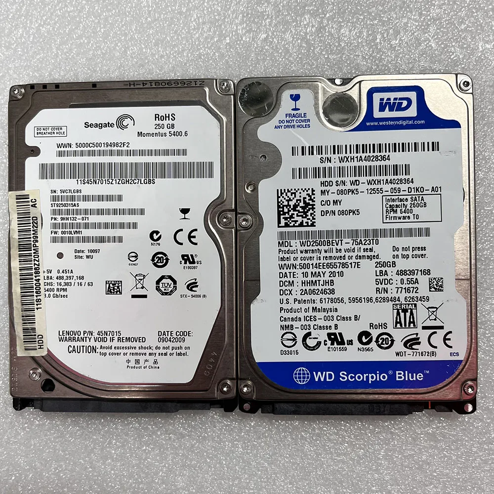 Wholesale Used Laptop HDD 2.5 Inch - High Capacity & Speed