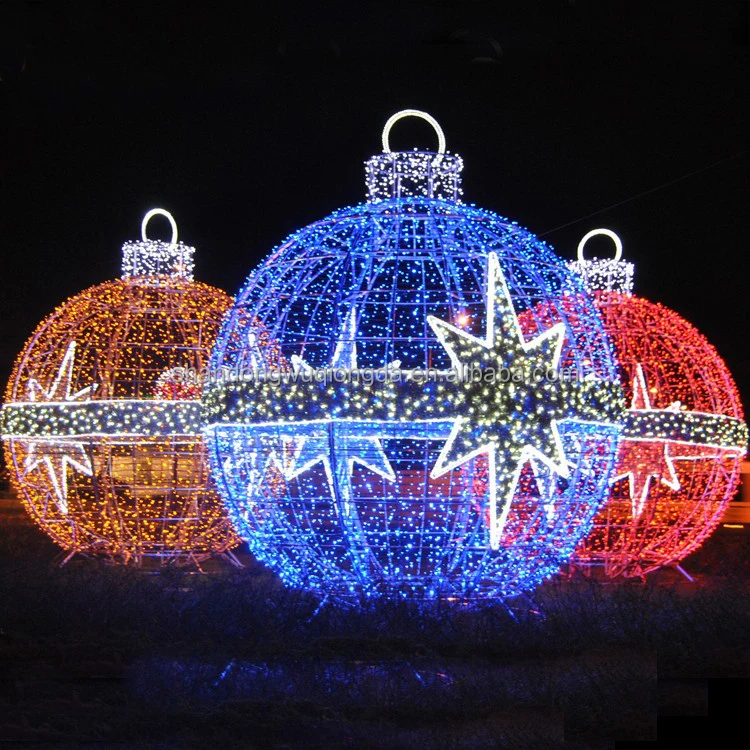 LED Colorful Christmas Lights - Outdoor Giant Decorations