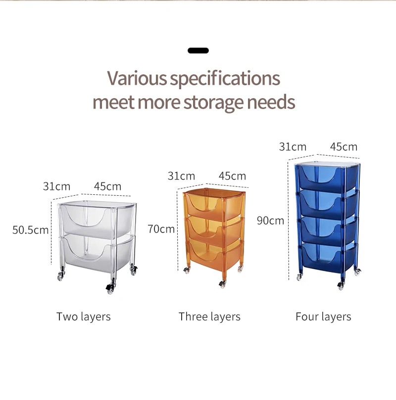 Kitchen Cart Trolley Storage Rac Storage Racks & Shelving Units Storage ...