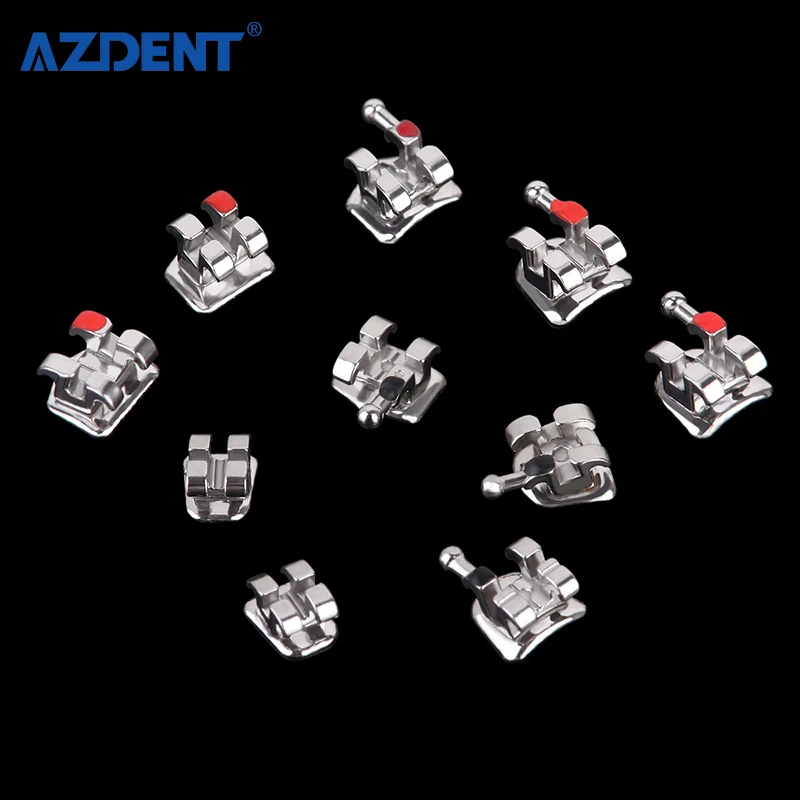 Mini MBT Bondable Metal Dental Brackets Orthodontic Braces with 345 ...