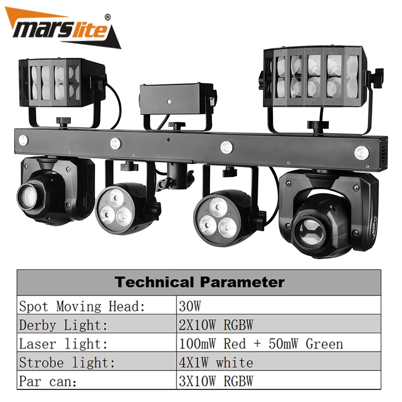 Professional Portable Dj Light Set With Stand New Gig Bar Lighting Move ...