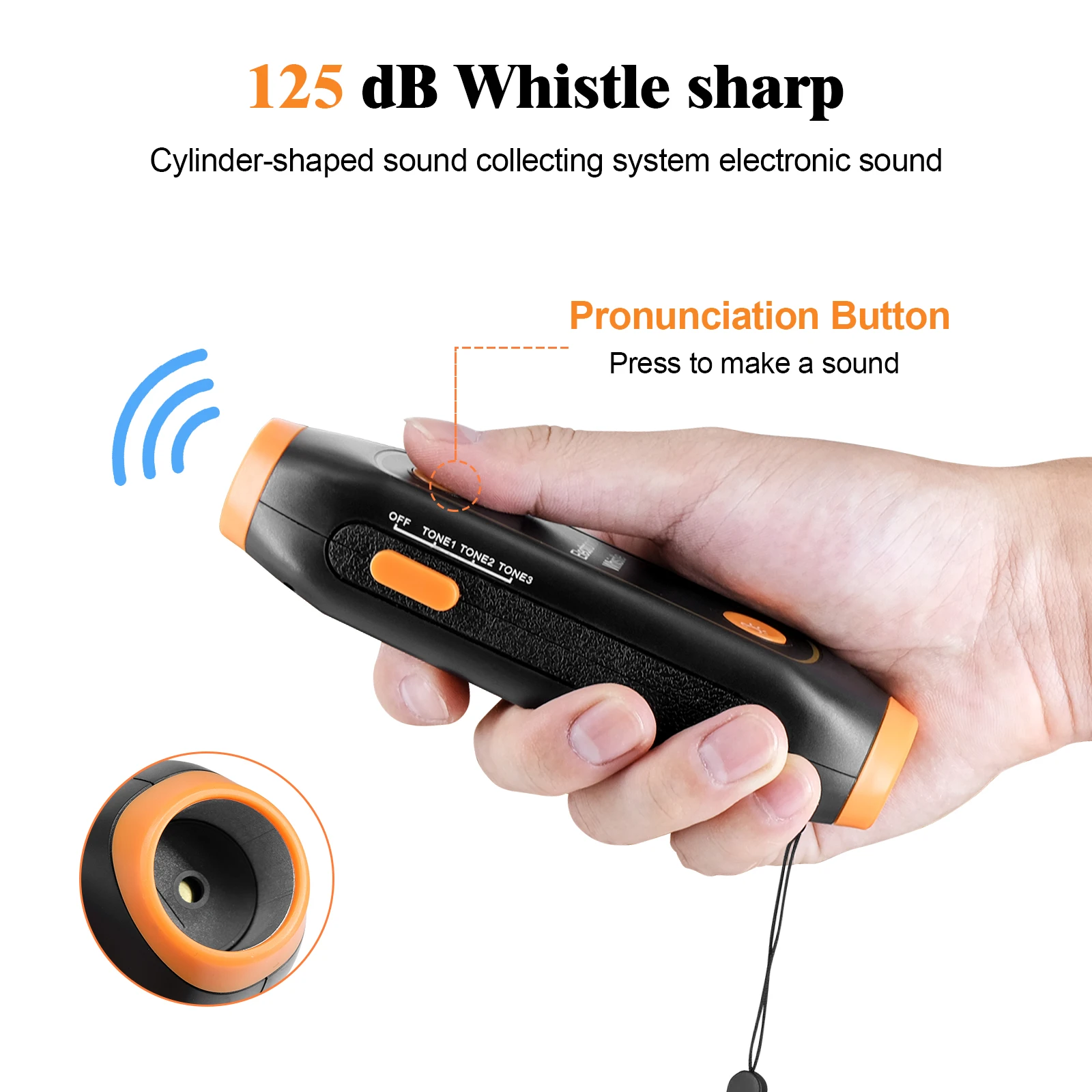 125db Sports Game Referee Training Electric Whistle Camping Hike ...