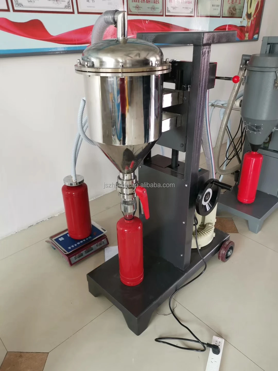 Factory Supply Fire Extinguisher Powder Refilling Machine Ready For ...
