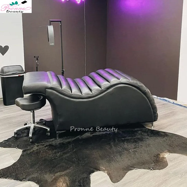 2023 Popular Modern Luxury Eyelashes Beauty Salon Treatment Table Pink ...